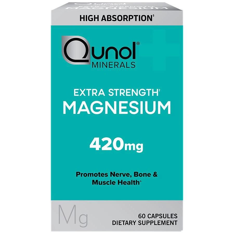 Qunol Minerals Extra Strength Magnesium 420 mg Softgels | BeyondStyle