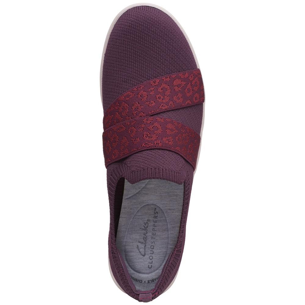 [Clarks]Women's Adella Stride Cloudsteppers Slip-On Sneakers 布 鞋面, 布 衬里 ...