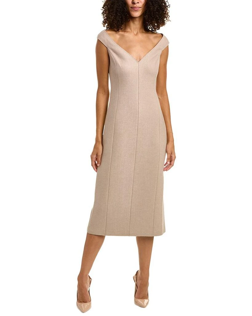 Theory Theory Paneled Wool Midi Dress Dresses & Skirts | BeyondStyle