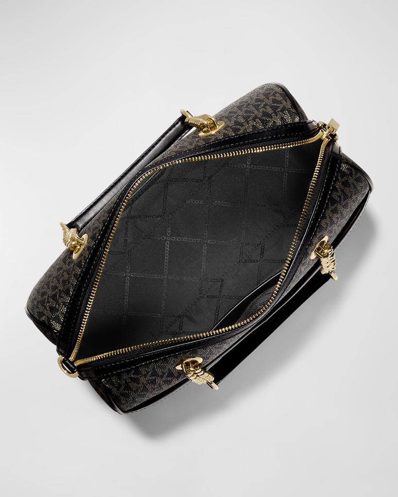 [Michael Kors]Blaire Medium Monogram Satchel Bag 人造革, 布 价格¥2309 | 别样海外购