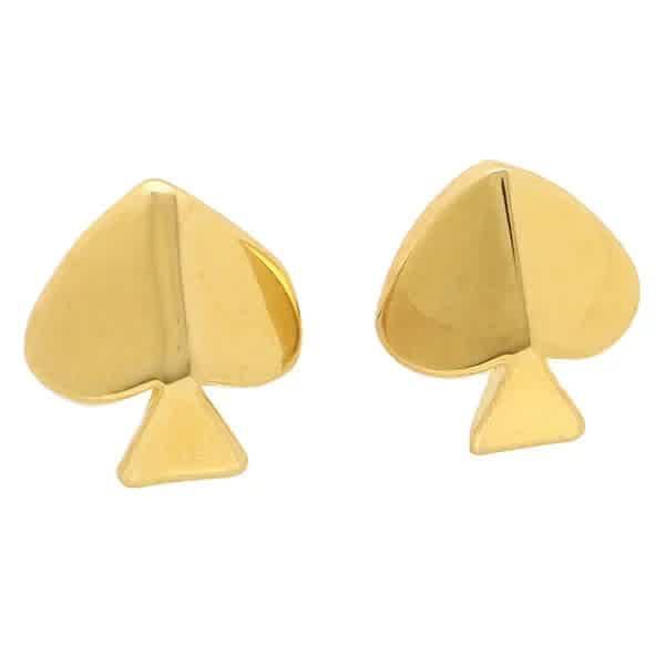 Kate Spade Gold Legacy Logo Spade Studs 金属 价格¥293 | 别样海外购