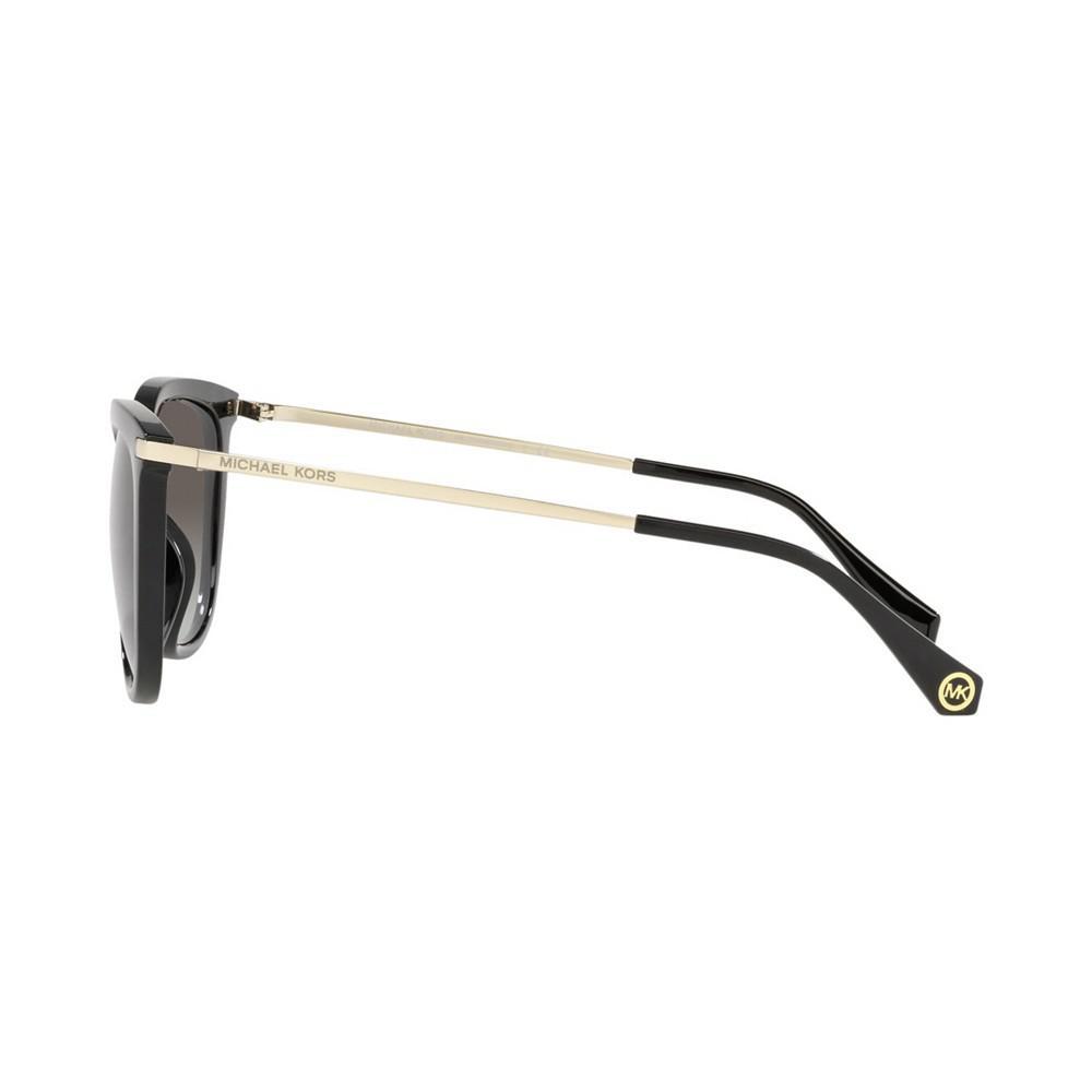 [Michael Kors]迈克高仕Michael Kors MK女款黑色太阳镜|Women's Sunglasses, MK2150U 56 ...