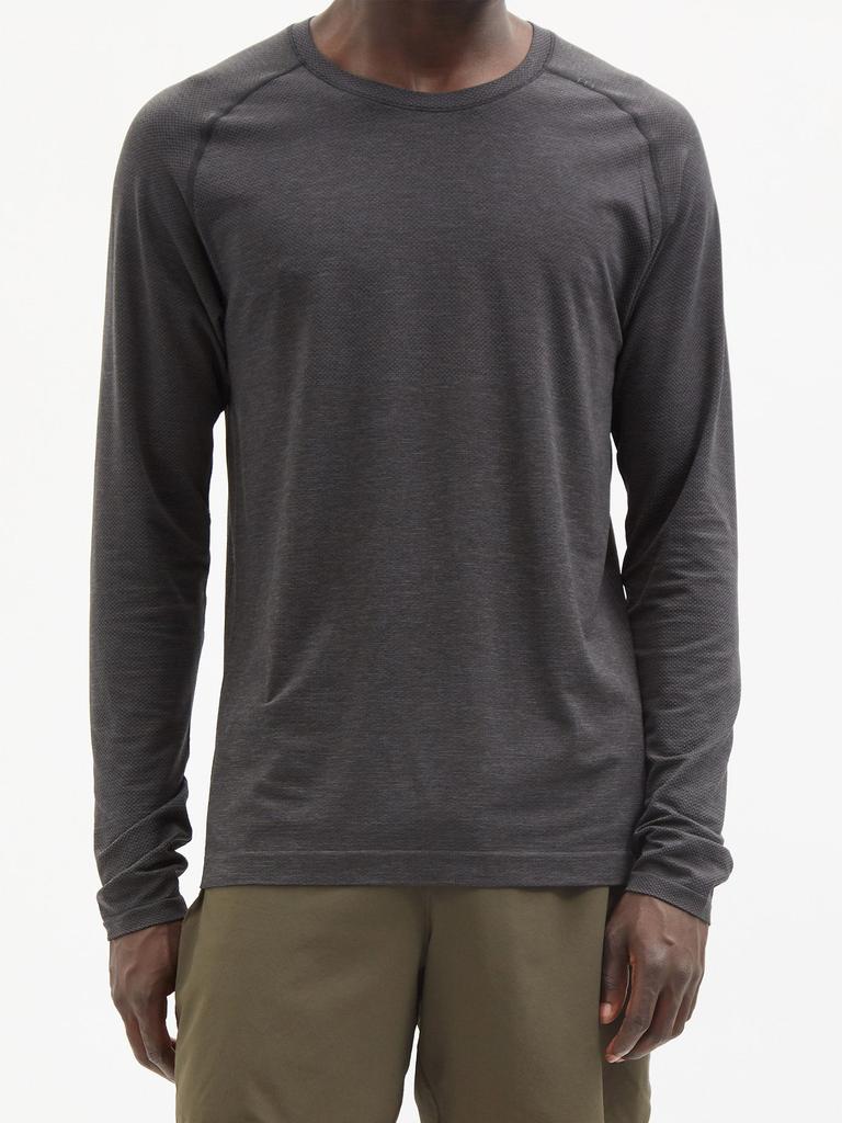 [Lululemon]露露乐檬Lululemon lulu黑色上衣|Metal Vent 2.0 Silverescent®-mesh ...