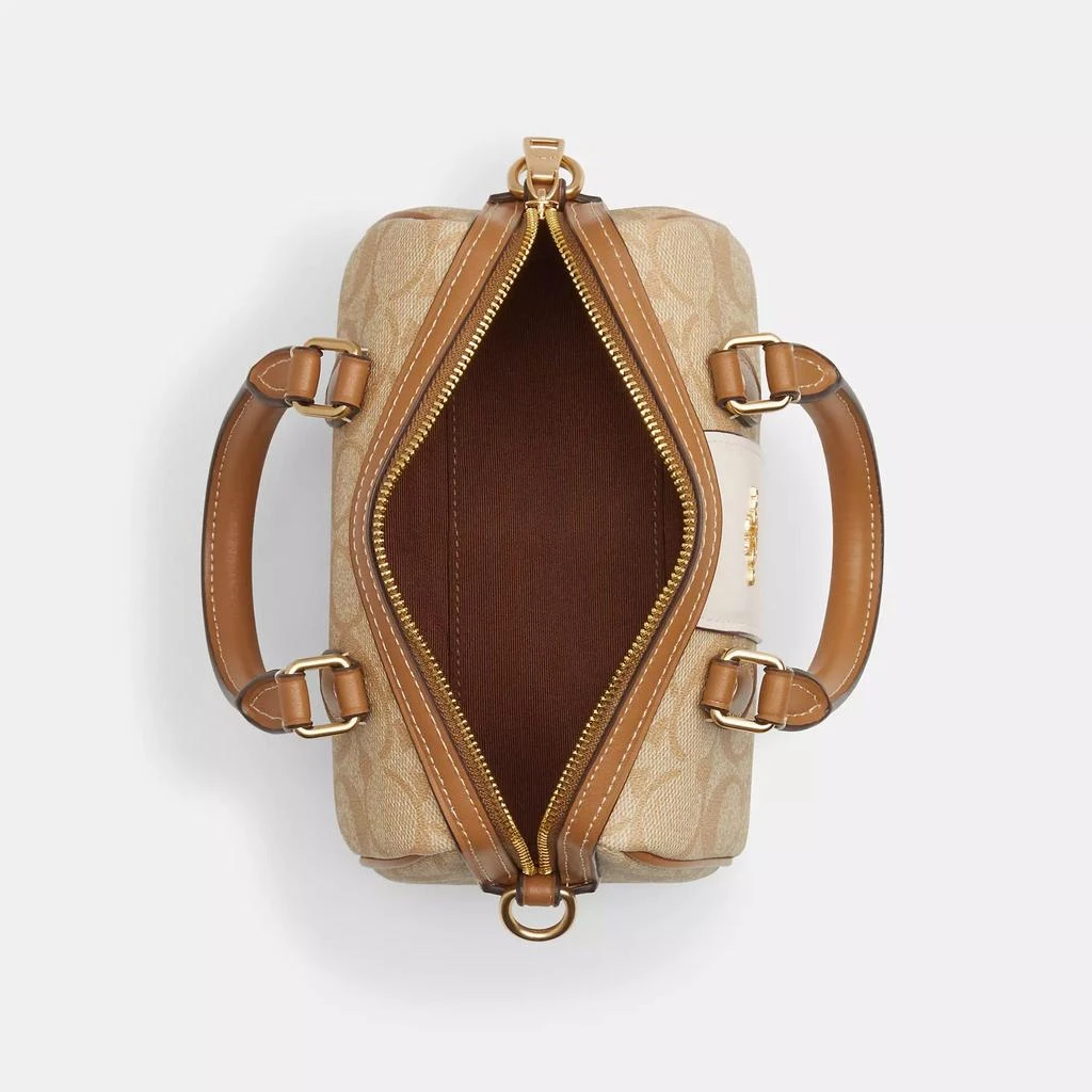 Coach Outlet Coach Outlet Mini Rowan Crossbody In Signature Canvas With Stripe Crossbody ...