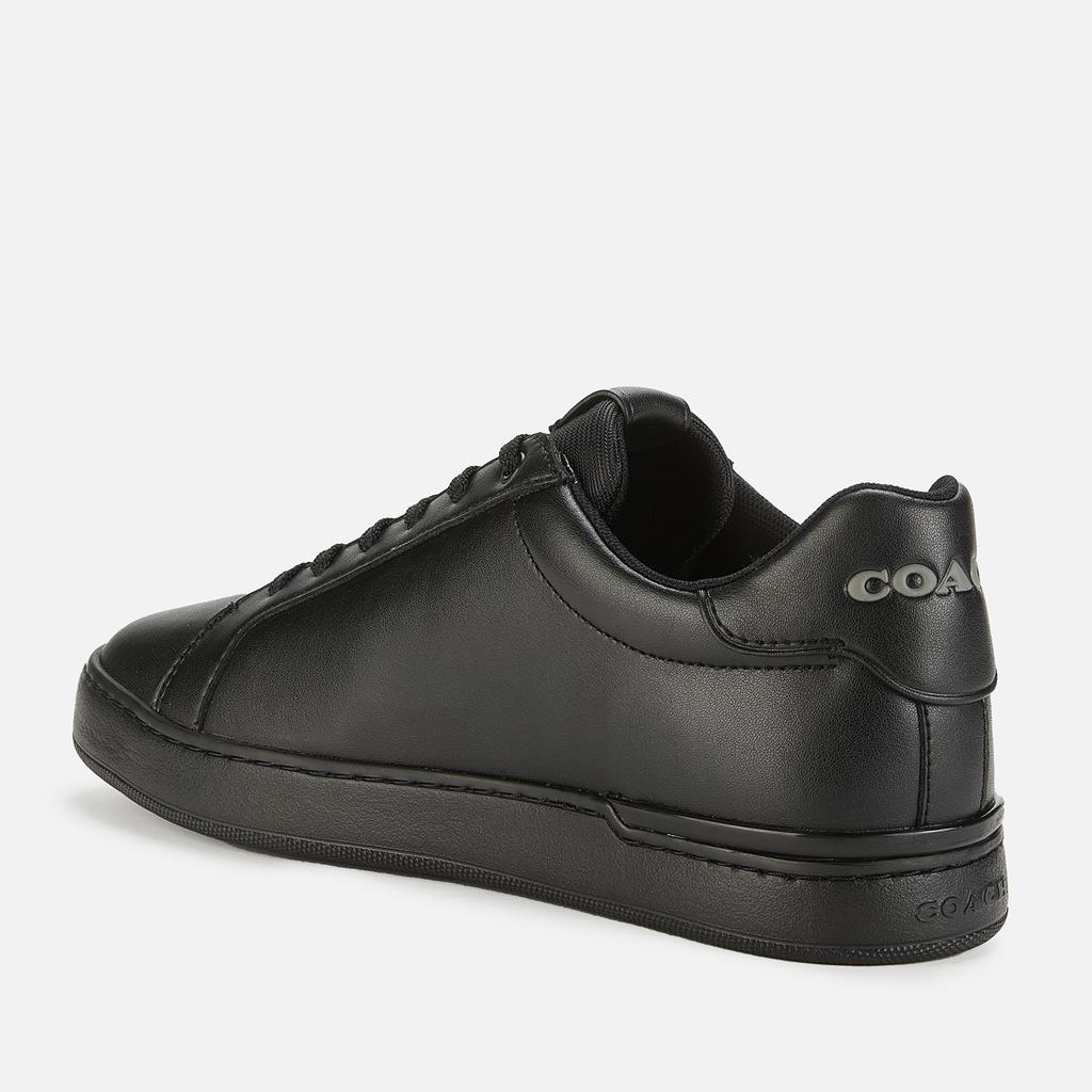 Coach Men's Lowline Leather Low Top Trainers - Black 价格¥761 | 别样海外购