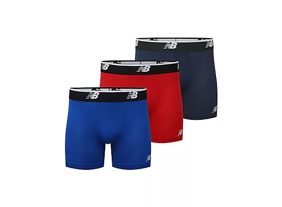 [New Balance]Mens Mesh 5 Inch Boxer Brief No Fly 3 Pack 价格¥322 | 别样海外购