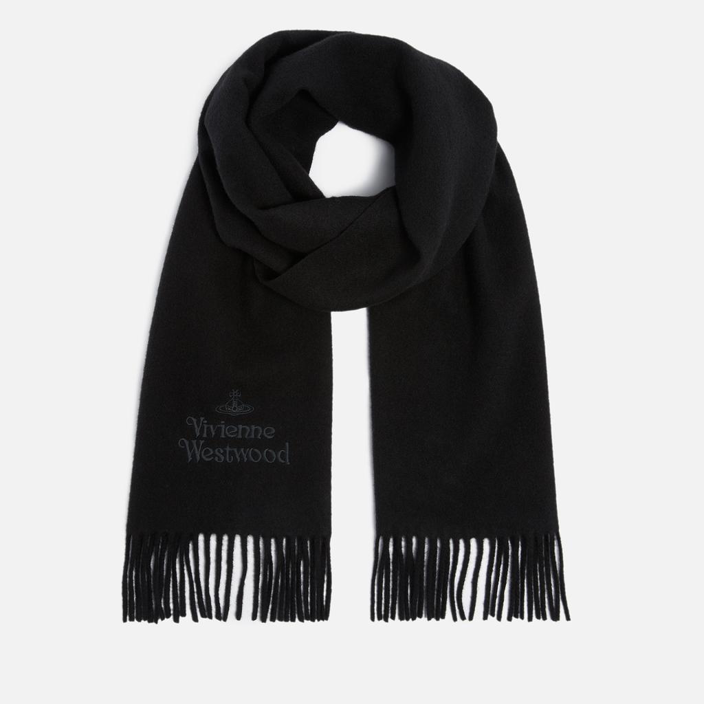 Vivienne Westwood Logo-Embroidered Wool Scarf 羊毛 价格¥741 | 别样海外购