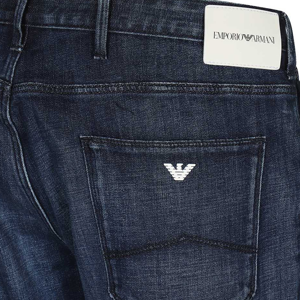 [Emporio Armani]EMPORIO ARMANI 蓝色男士牛仔裤 39-3Y1J08-1DW3Z-0906 价格¥1174 | 别样海外购